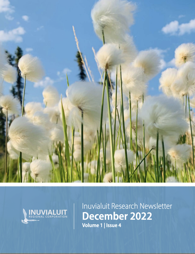 2022 Inuvialuit Settlement Region (ISR) Research Newsletter ...